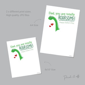 Handprint Art / Dad You Are Totally Roarsome / Kids Handprint Craft ...