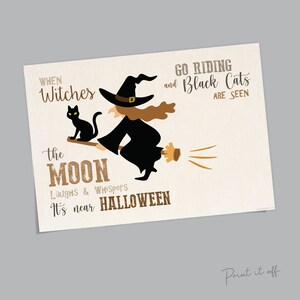 Witch Halloween Art Craft / Handprint Art / Broom Stick / Kids Baby ...