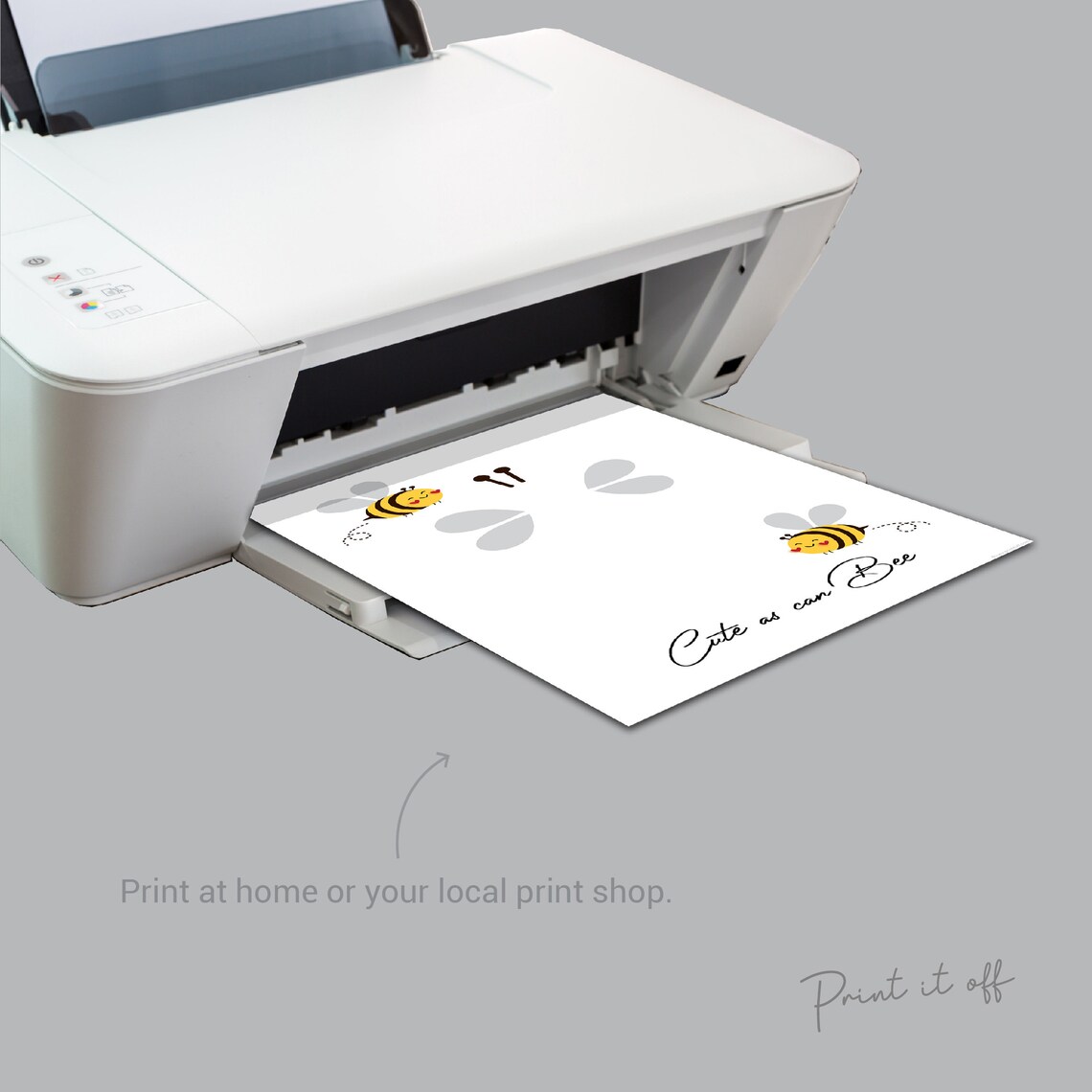 Cute as Can Bee / Handprint Footprint Art / Valentine's - Etsy