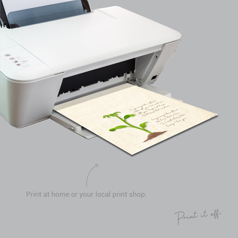 I'm Growing Like a Flower / Hand Handprint Art / Kids Baby - Etsy