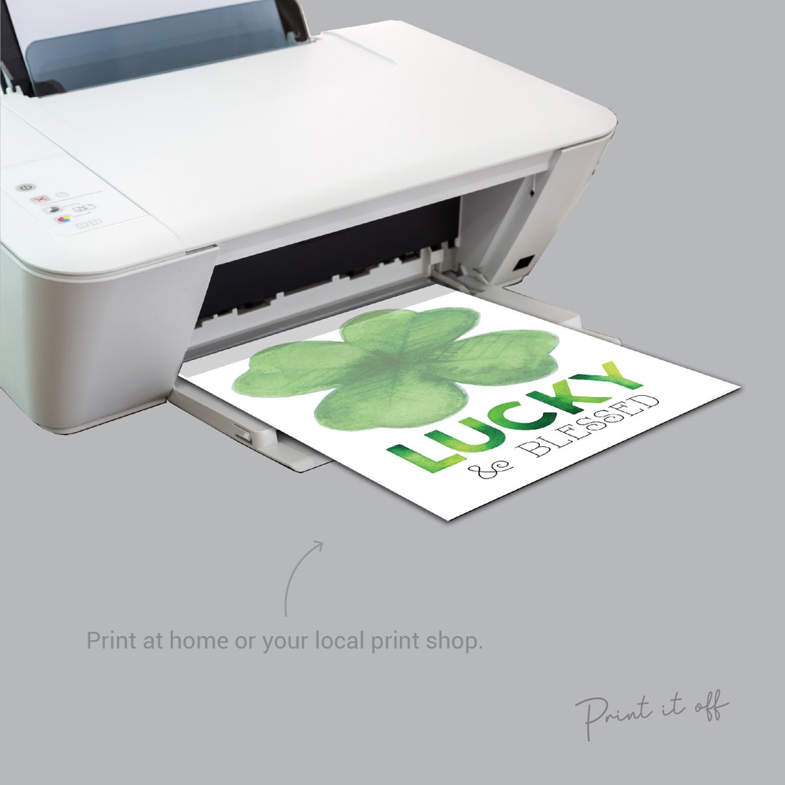 Lucky and Blessed / Handprint Craft / St Patrick's Day | Etsy