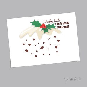 Christmas Pudding Baby Bottom Print / Baby Art Craft / Bum First ...
