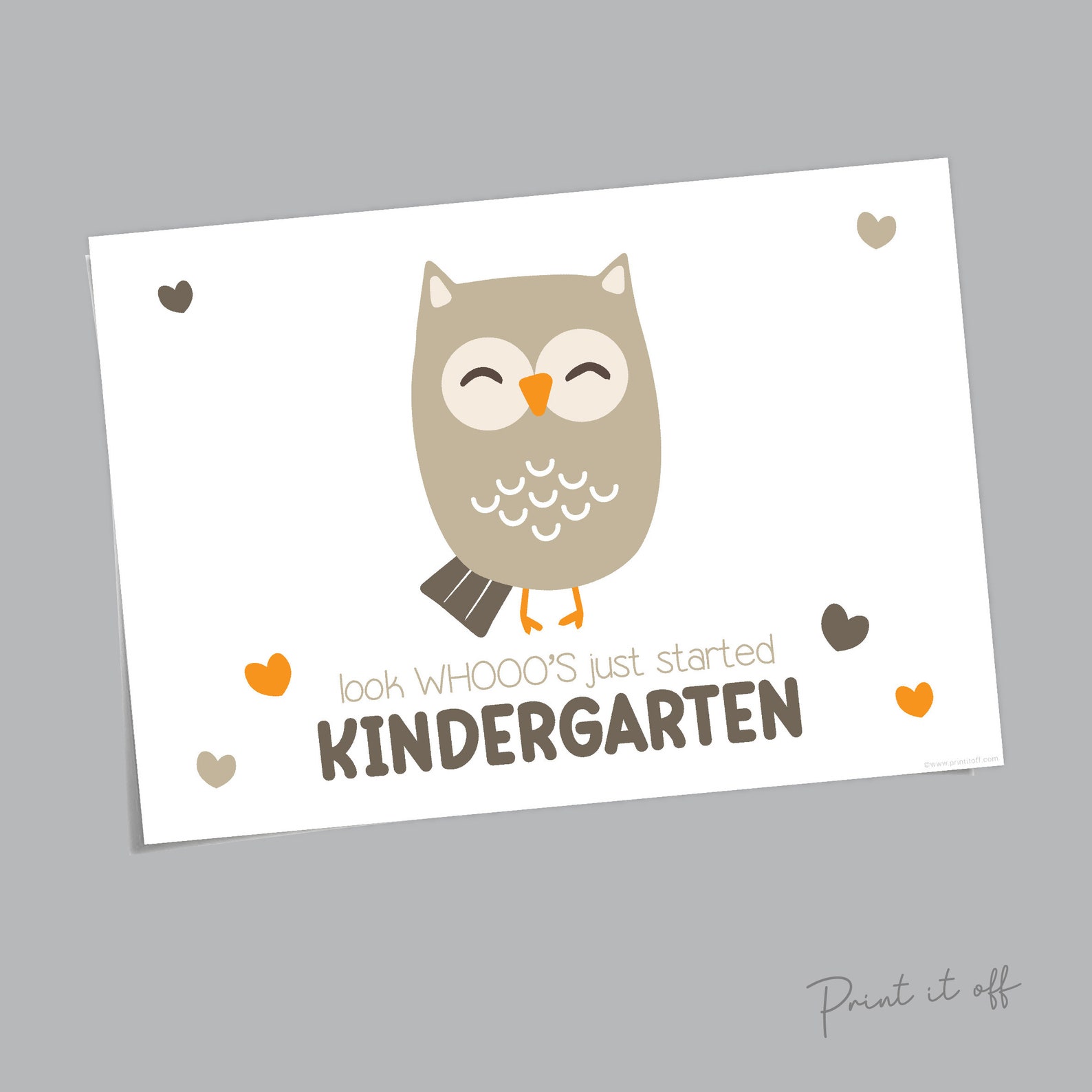 Owl Kindergarten / First Day of School Kindy / Handprint Hand Art Craft ...