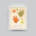 Autumn Fall Poem / Handprint Art / Leaves Leafs Season / Thanksgiving ...