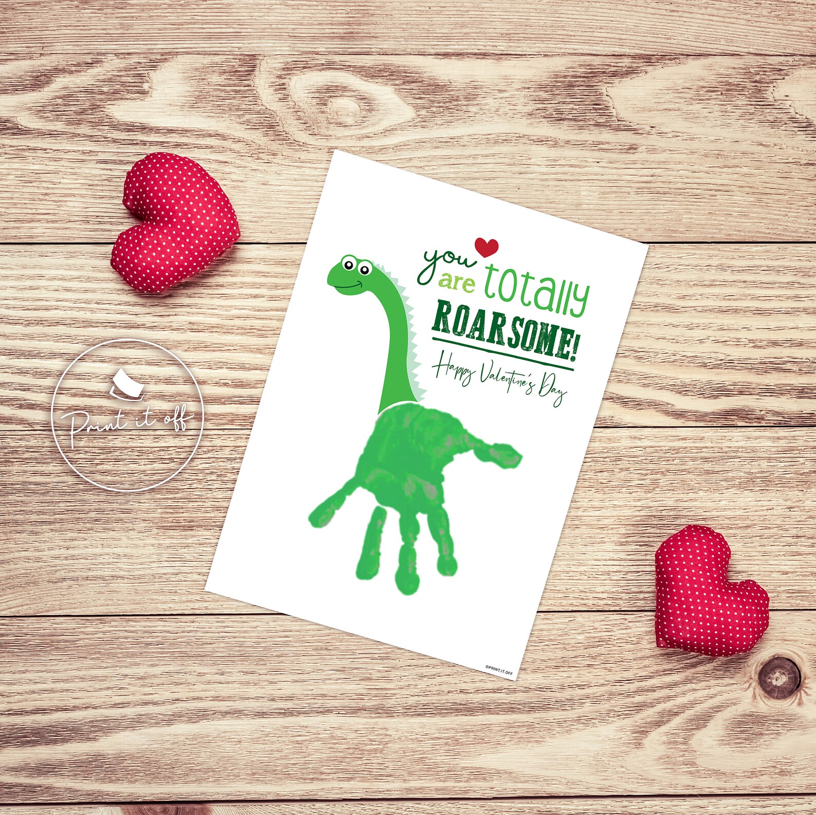 You Are Totally Roarsome / Handprint Dinosaur / Happy | Etsy