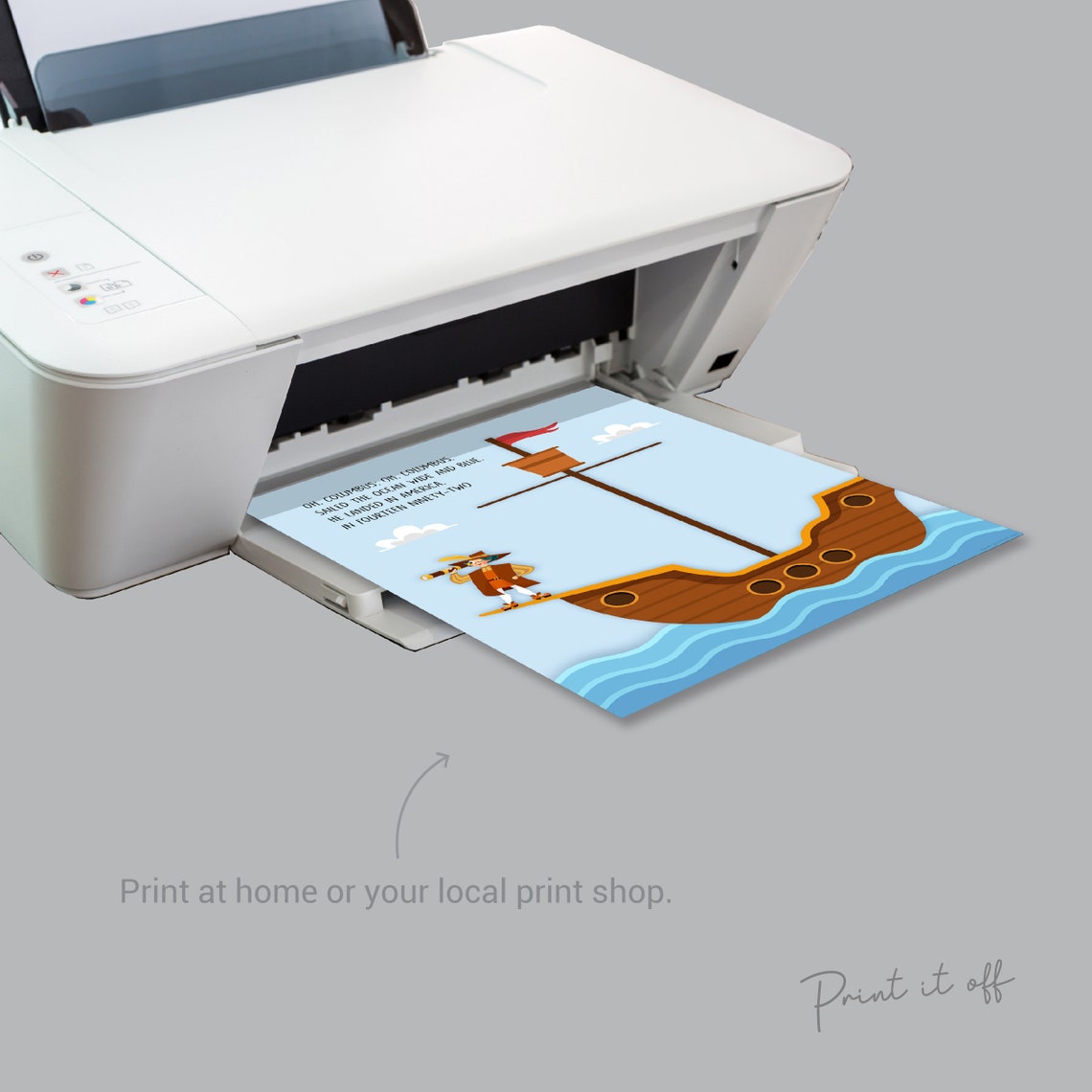 Columbus Day Handprint Hand Craft Art Activity / USA US - Etsy