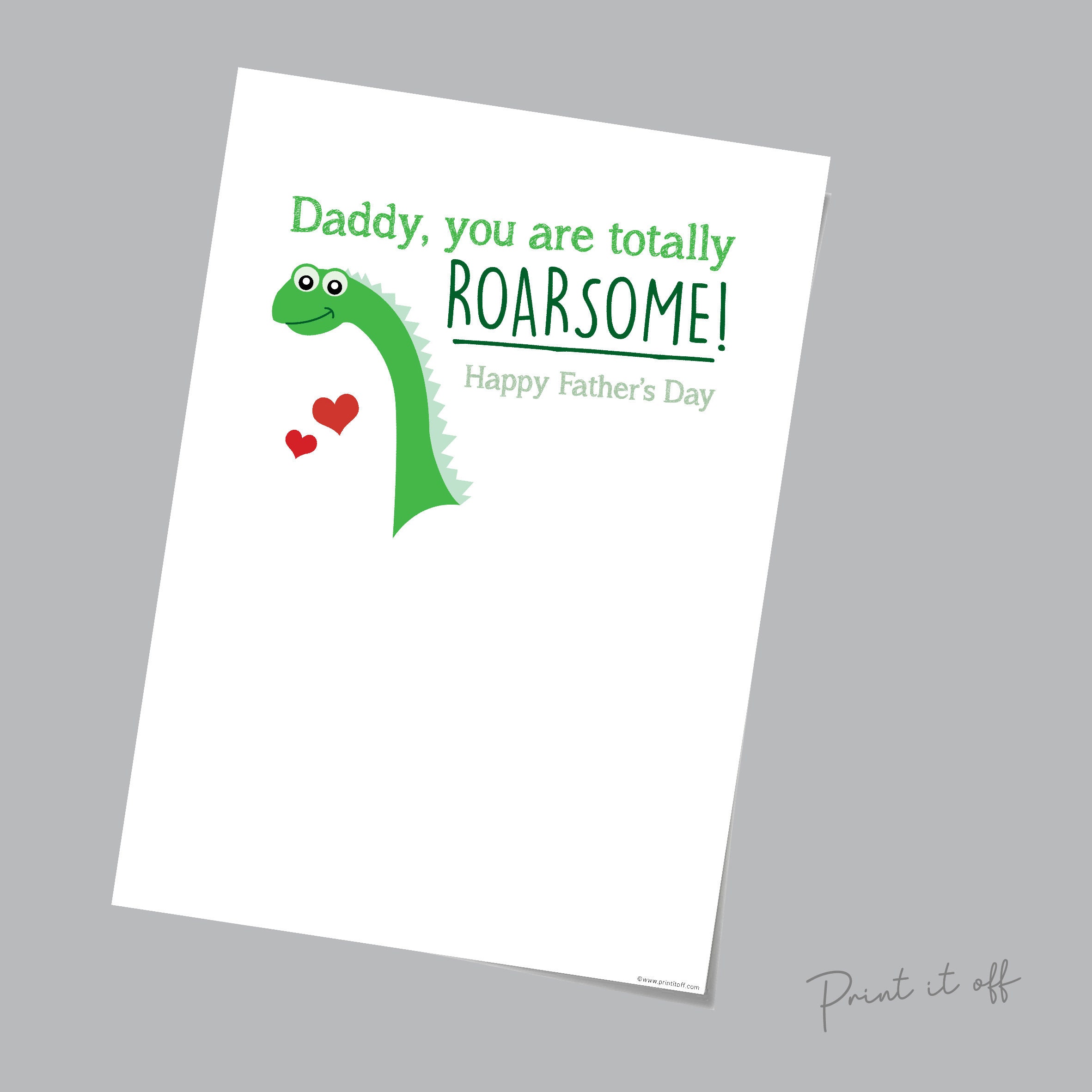 Handprint Art / Daddy You Are Totally Roarsome / Kids - Etsy