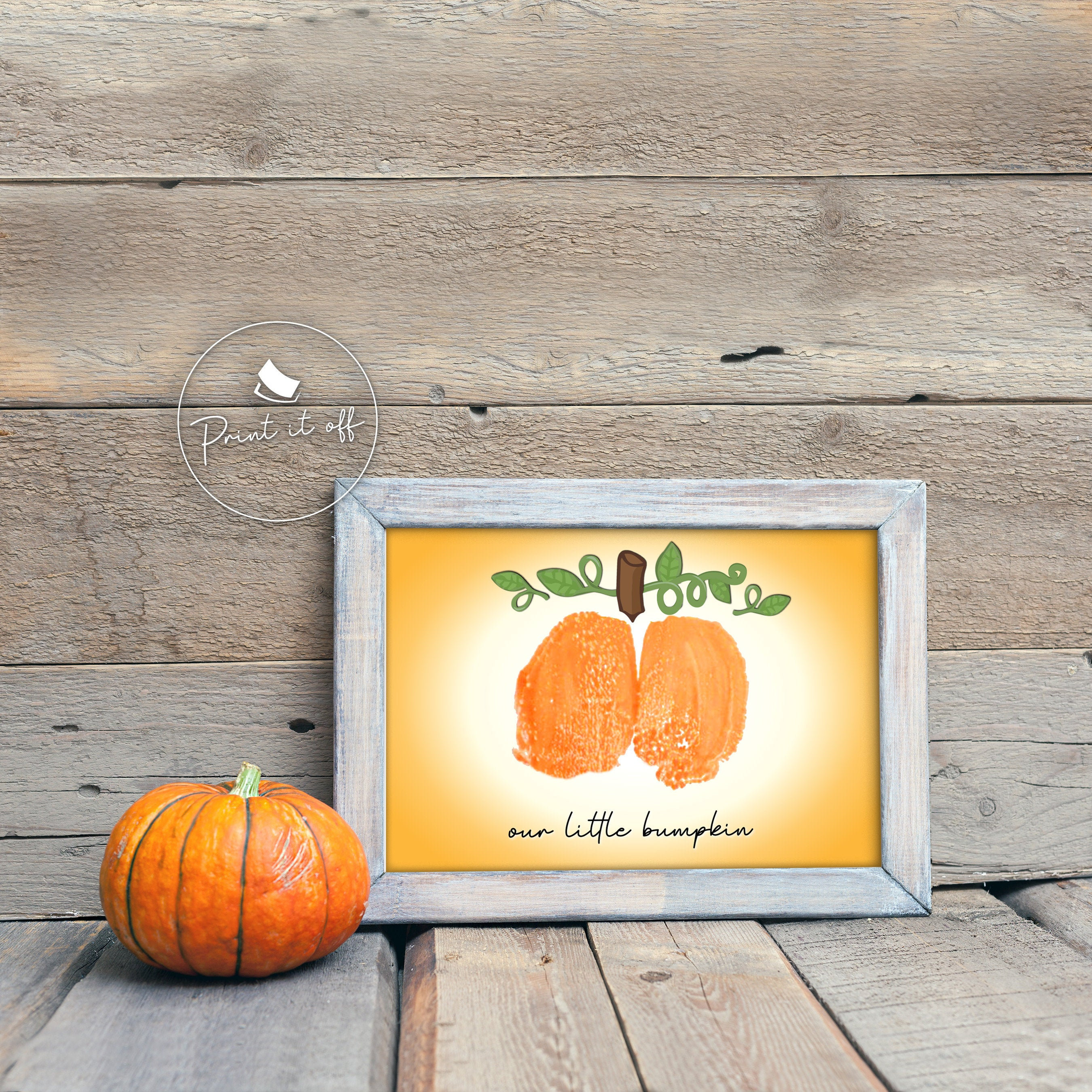 Baby Bumpkin Keepsake / Our Little Bumpkin / Pumpkin / Baby | Etsy