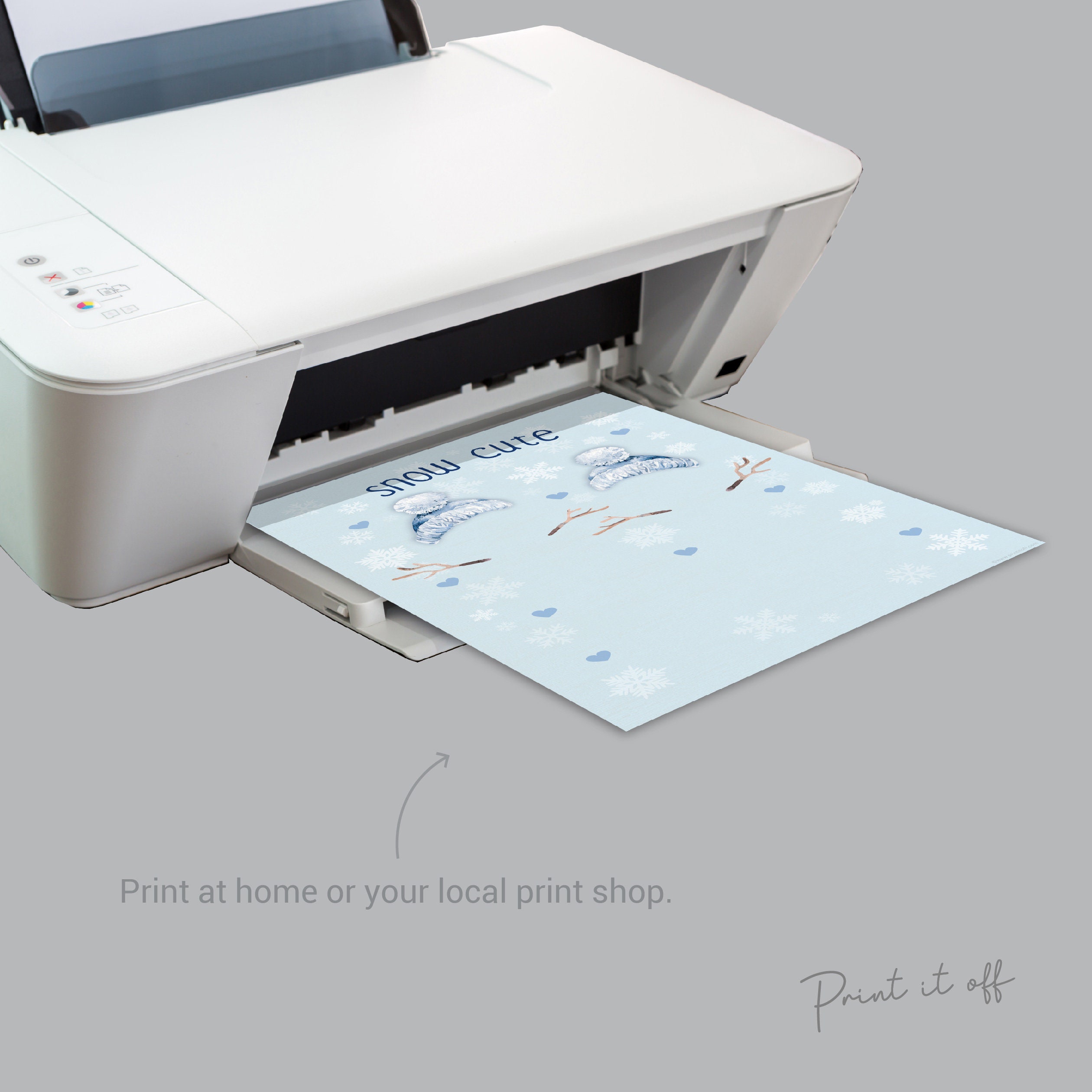 Snow Cute Snowman Footprint Feet Art Craft / First Christmas - Etsy