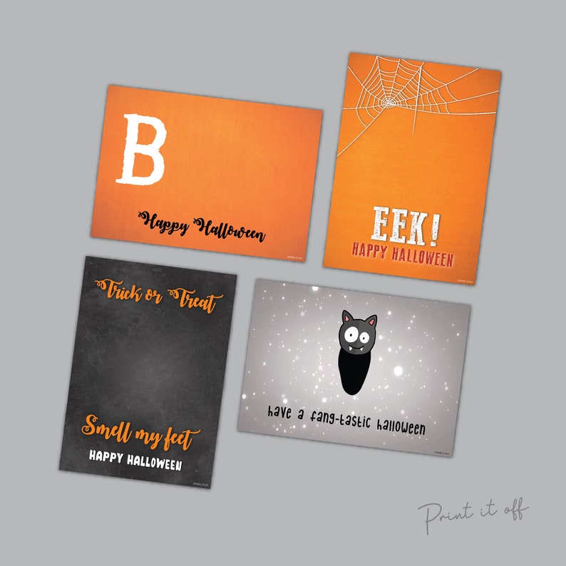 Halloween Handprint Footprint Pack / Craft Art Baby Toddler - Etsy