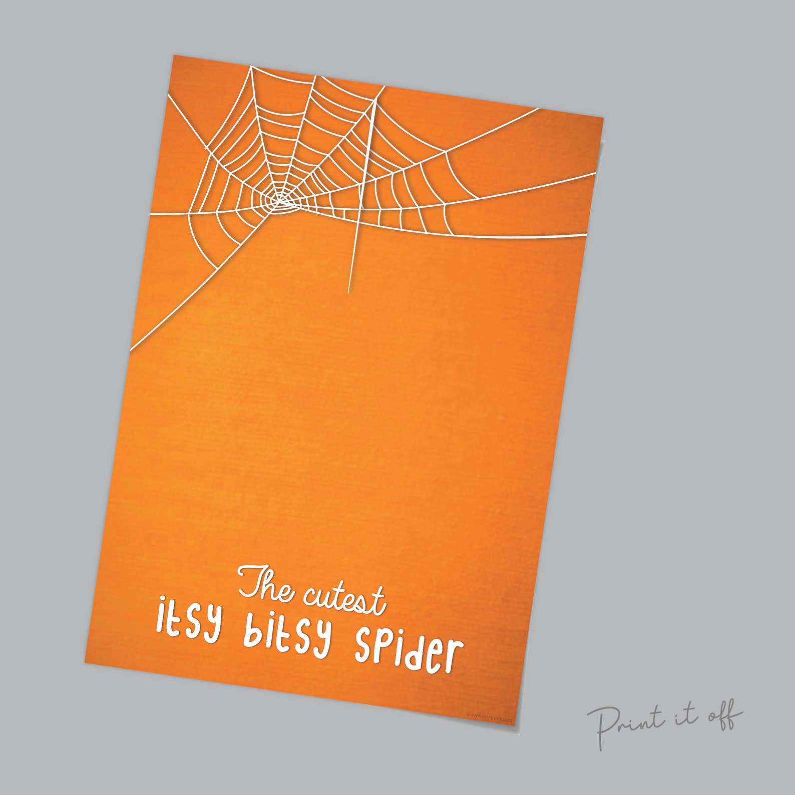 Cutest Itsy Bitsy Spider / Handprint Art / Halloween / Baby | Etsy