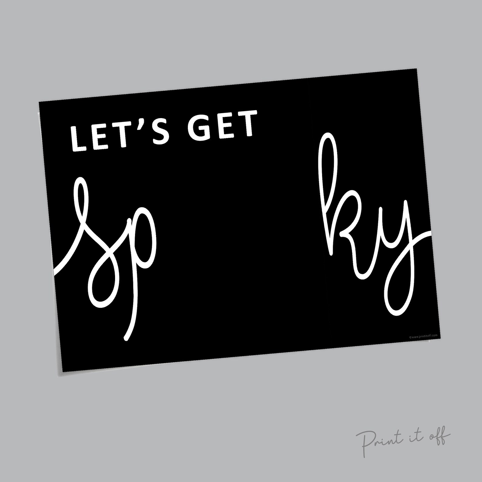 Let's Get Spooky / Handprint Footprint Art / Ghost First | Etsy