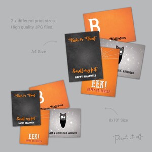 Halloween Handprint Footprint Pack / Craft Art Baby Toddler Kid / Hand ...