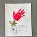Handprint Art Flower Jar / Keepsake Craft / Happy Mother's Day / Mom ...