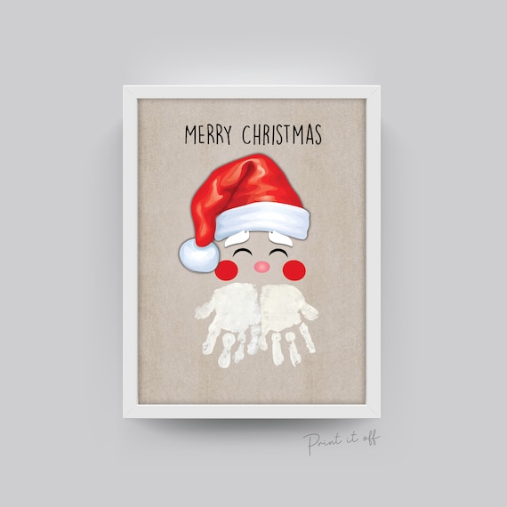 Santa Handprint Poem