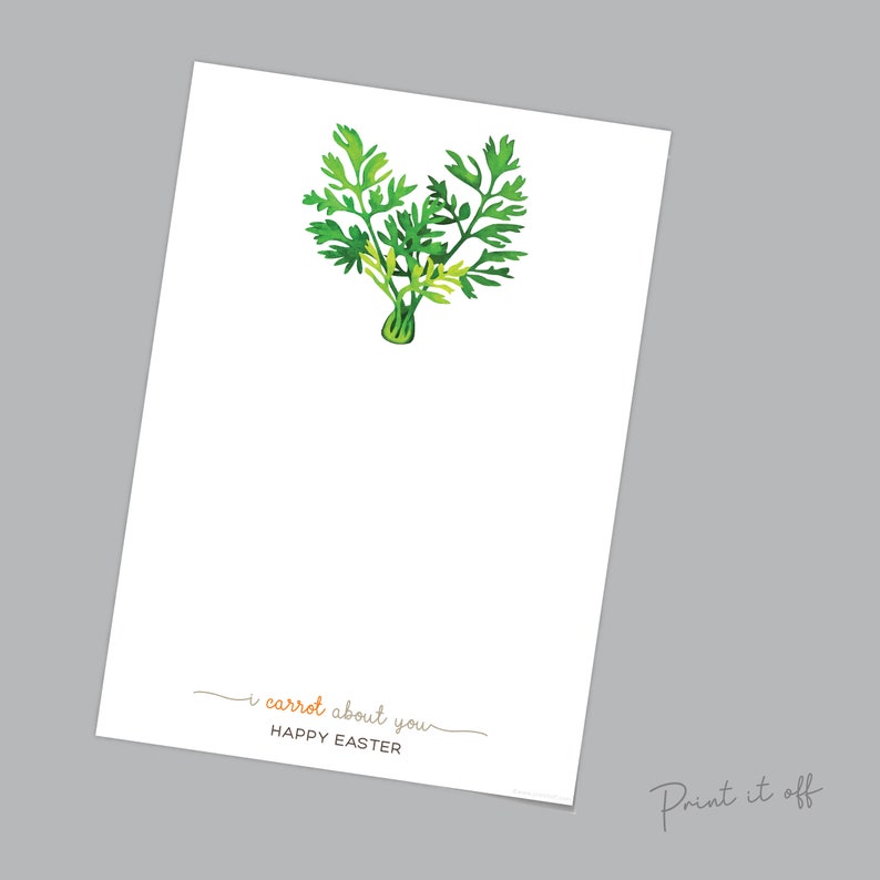 Carrot Footprint Foot Craft Art / I Carrot About You Happy Easter / DIY ...