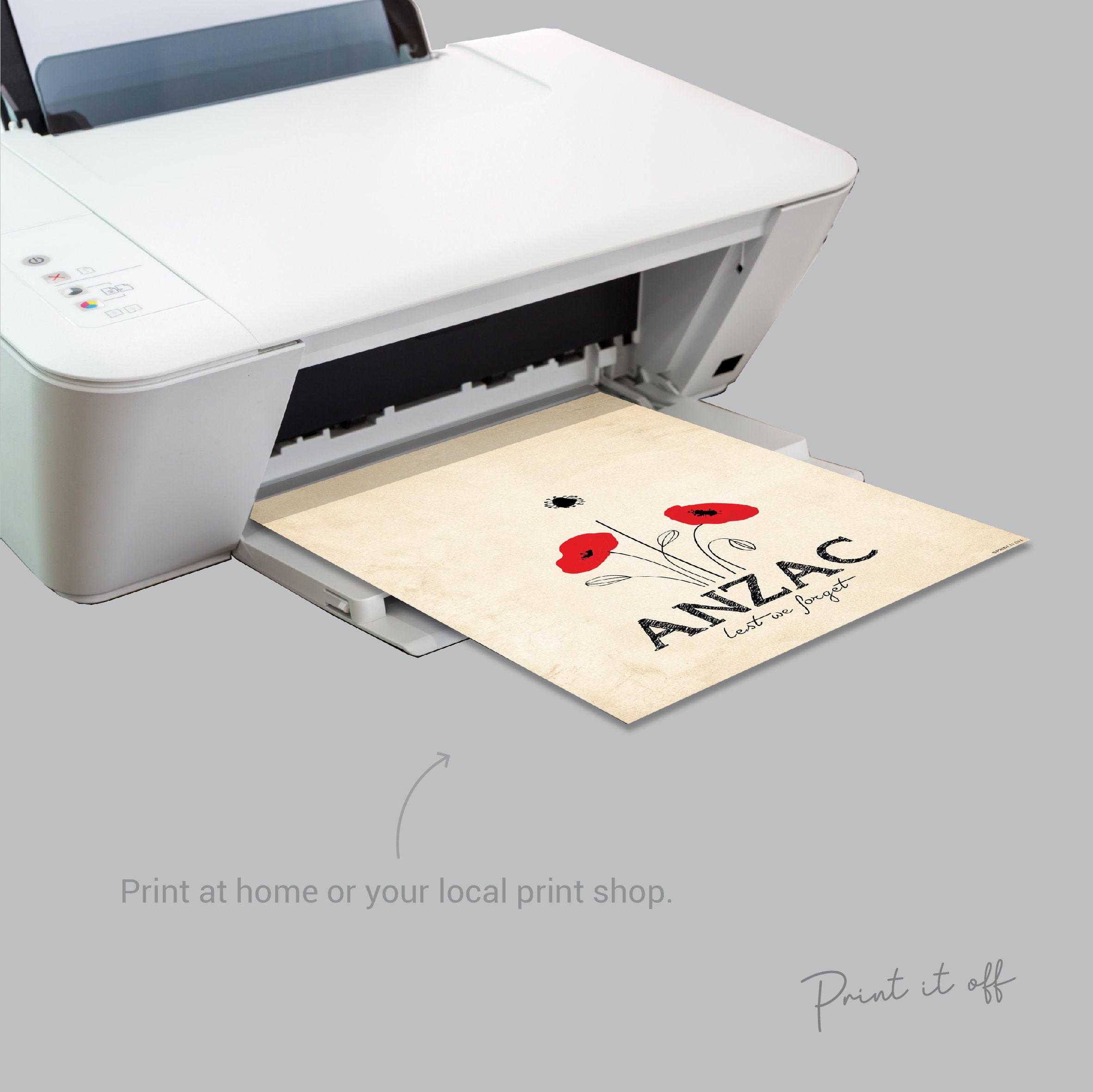ANZAC - Remembrance Day / Handprint Art / Lest We Forget / Poppy Flower ...
