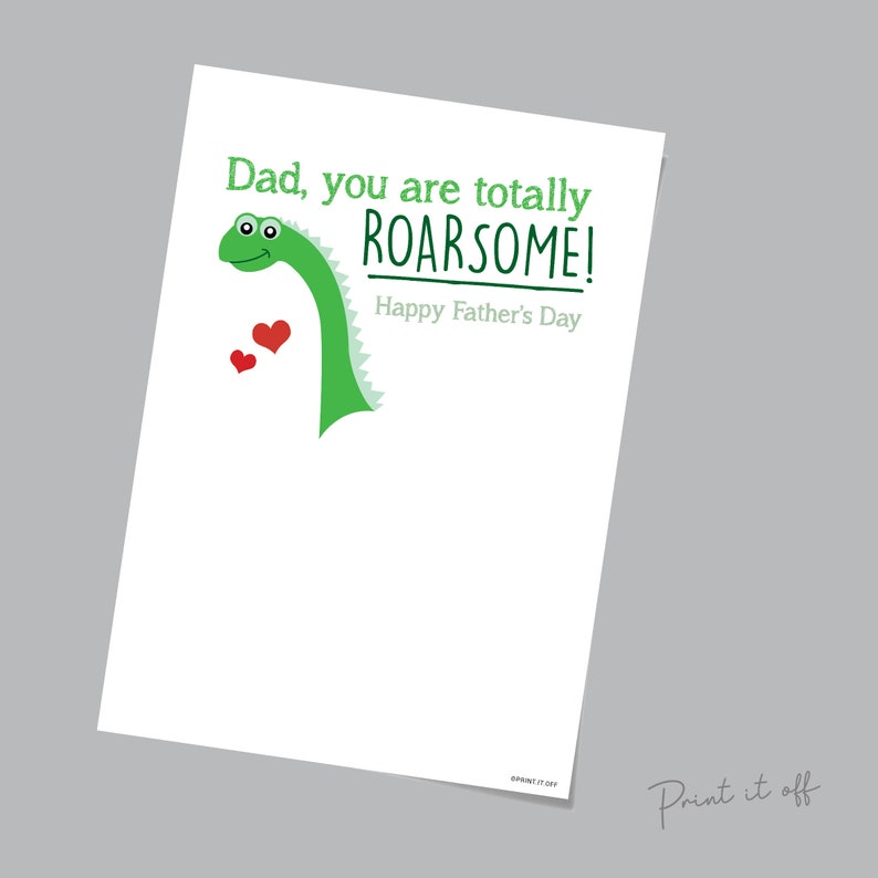 Handprint Art / Dad You Are Totally Roarsome / Kids Handprint Craft ...