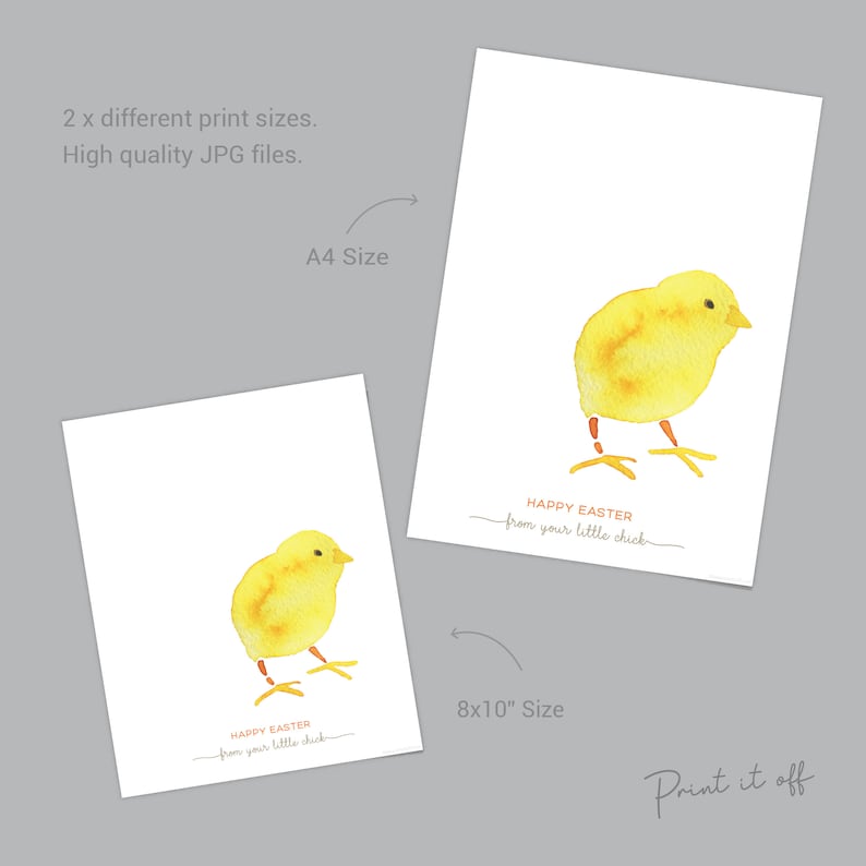 Your Little Chick Handprint Hand Craft Art / Chicken Happy Easter / DIY ...