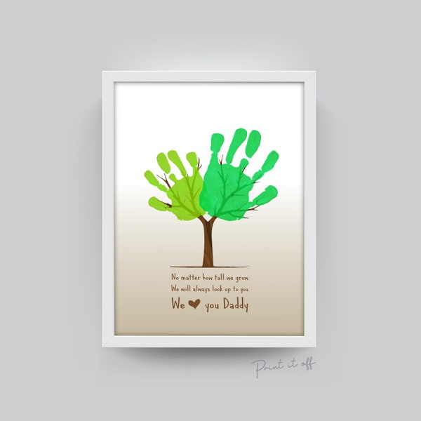 Handprint Tree - Etsy