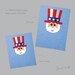 Uncle Sam Handprint Art / Craft Activity Card / Happy 4th of July ...