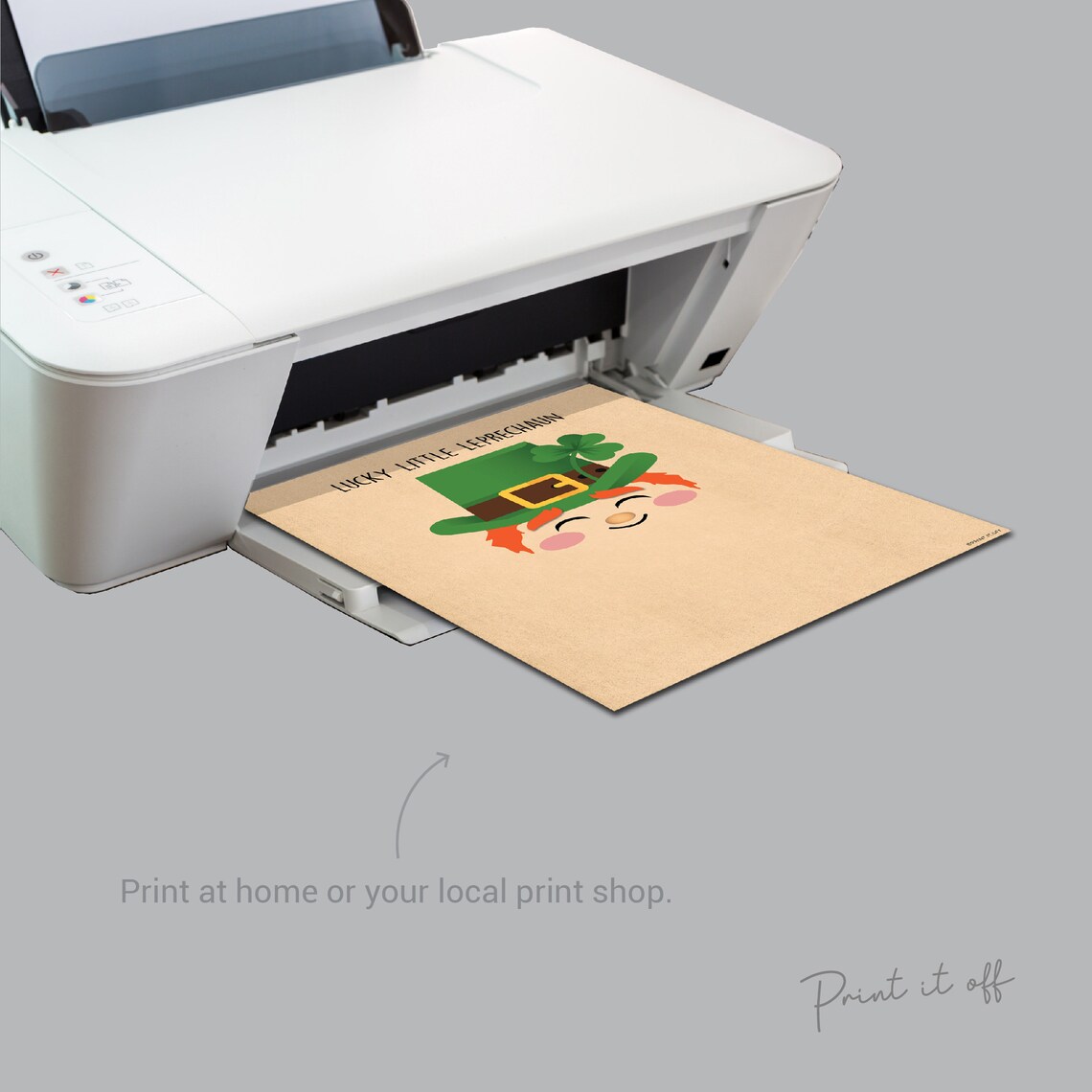 Lucky Little Leprechaun Handprint / Happy St Patrick's Day - Etsy