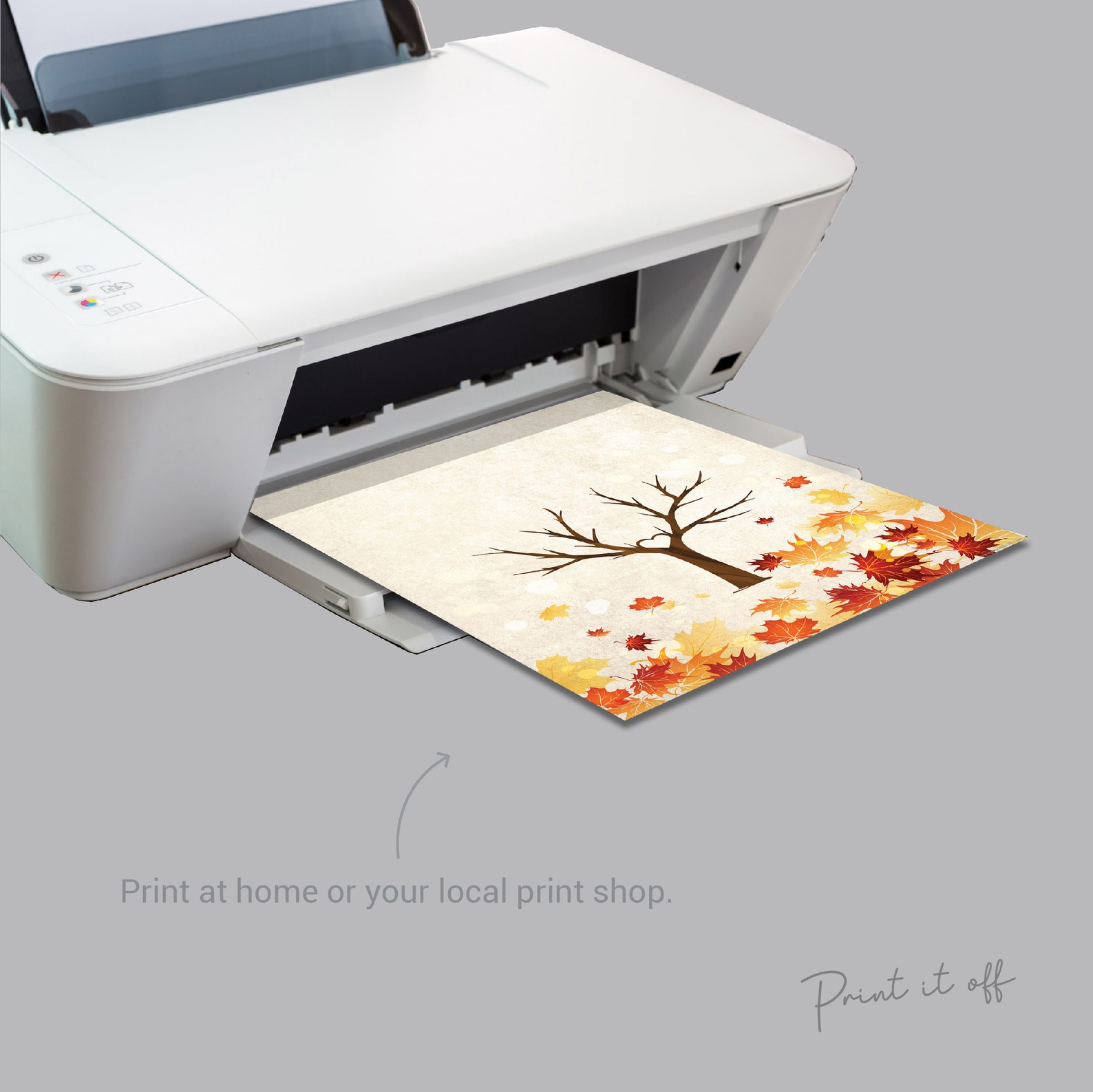 Fall Autumn Tree / Handprint Art / Leaves Leafs Season / - Etsy