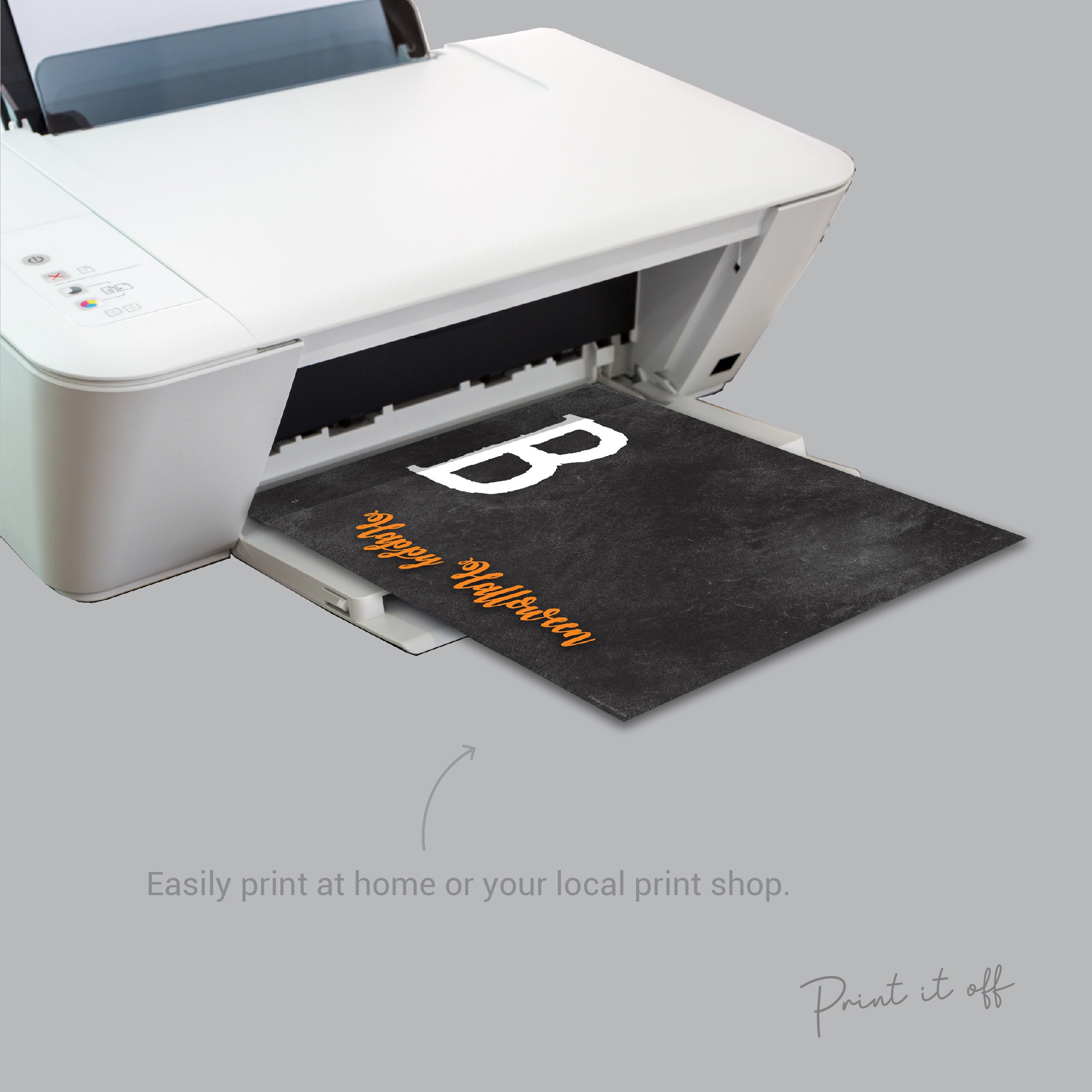 Halloween Keepsake / Handprint Art / Boo Happy Halloween / | Etsy