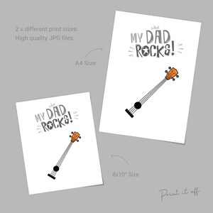 Handprint Art Craft / My Dad Rocks / Father's Day Birthday / Kids Baby ...