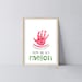 You're One in a Melon Watermelon / Footprint Handprint Hand Art Craft ...