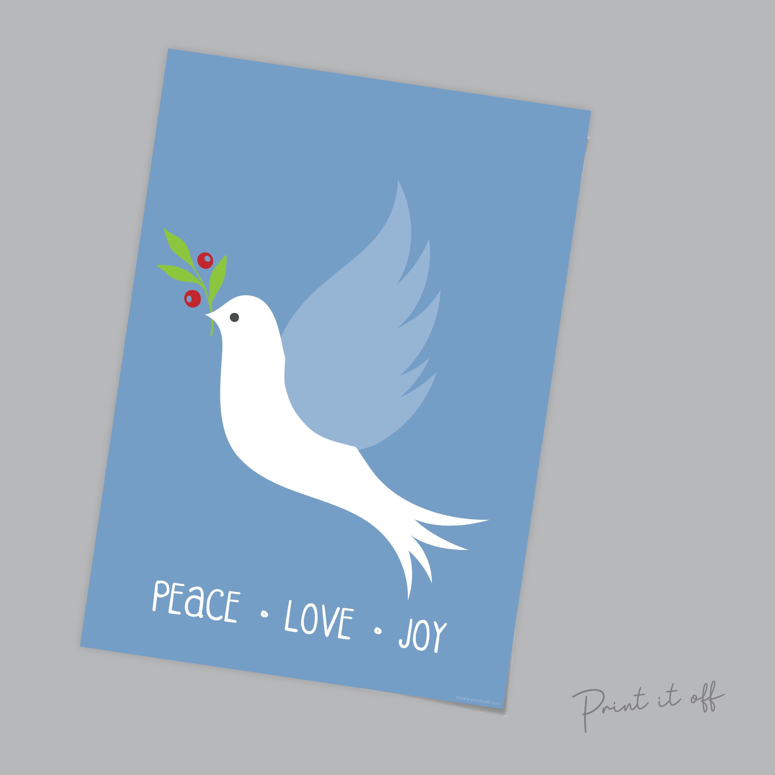 Peace Dove Bird Christmas Handprint Art Craft / Baby Toddler Kids Hand ...
