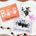 Boo Halloween Keepsake / Handprint Art Craft / Ghost / Happy Halloween ...