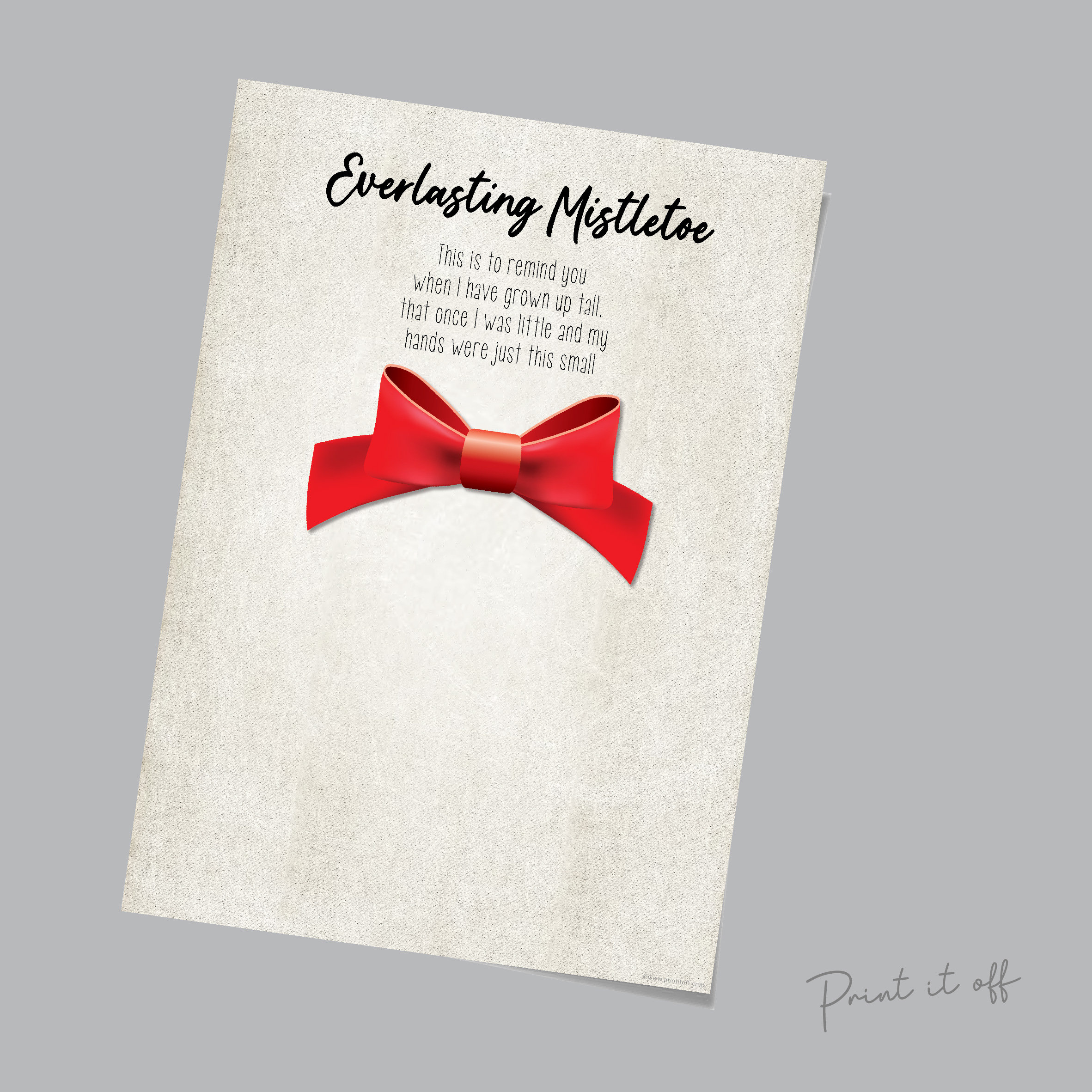 Everlasting Mistletoe Handprint / Baby Toddler Kids Art Craft - Etsy