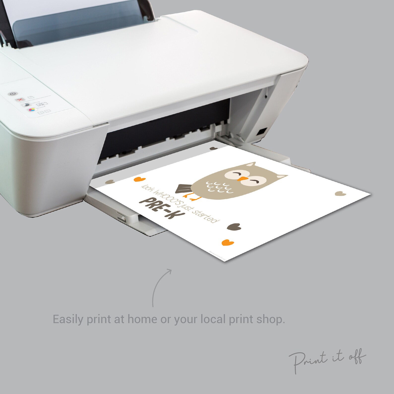 Pre-k Owl Handprint Hand Art / First Day Starting School Prek - Etsy