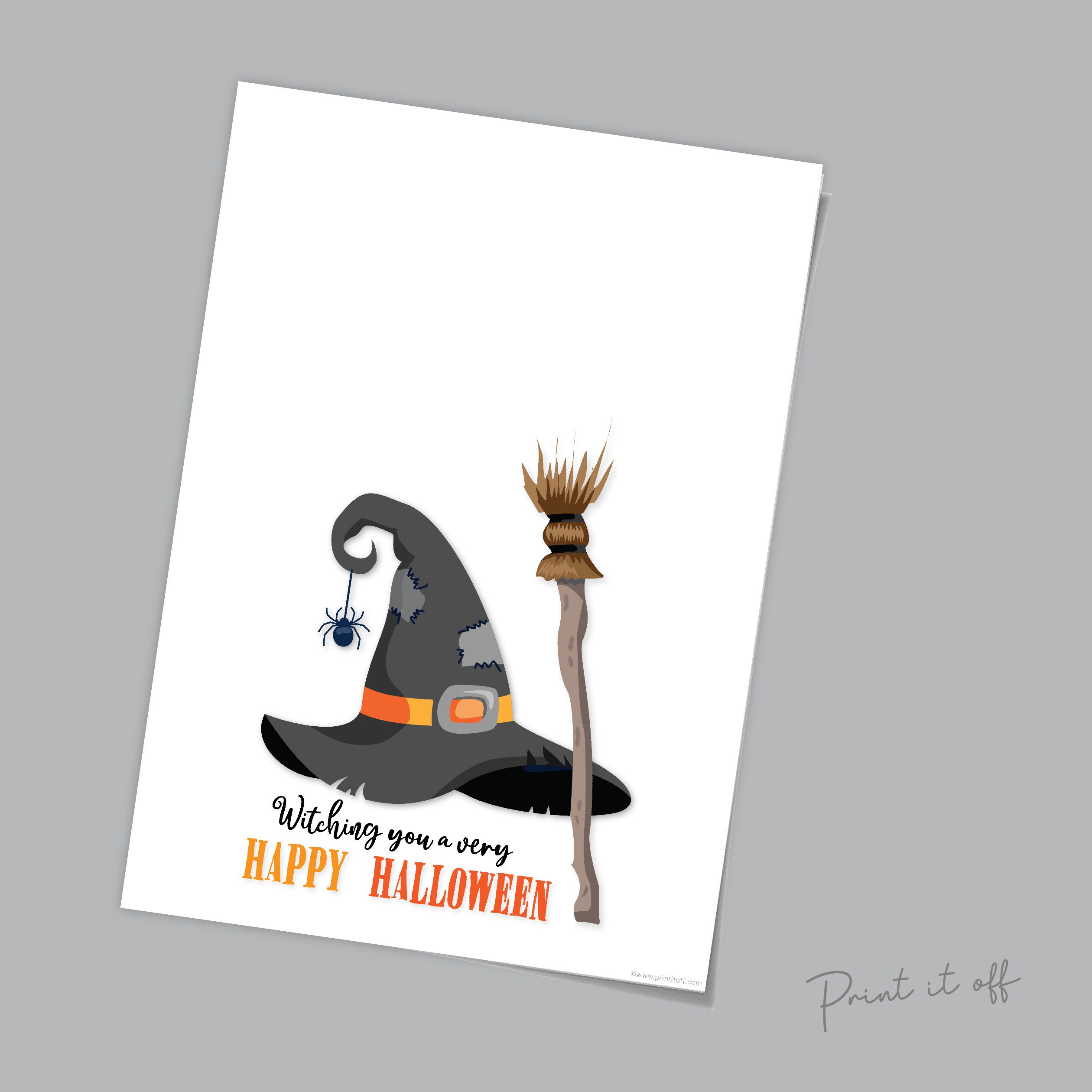 Halloween Art Craft / Handprint Art / Witch Broom Stick / - Etsy