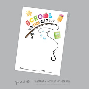 O'fish'ally 1st First Day School Fish / Kindergarten Pre-k Daycare Pre ...