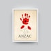 ANZAC - Remembrance Day / Handprint Art / Lest We Forget / Poppy Flower ...