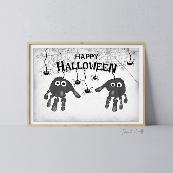 Halloween Handprint Craft - Etsy
