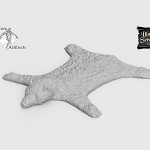 Bear Rug - 28mm 32mm City of Tarok Wargaming Terrain Scatter D&D Dnd ...