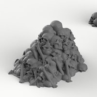 9pc Corpses Dead Body Scatter Terrain for Dnd Dungeons and Dragons ...
