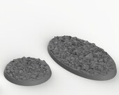 Circular and Oval Bone Bases for Miniatures Minis Monsters - Etsy