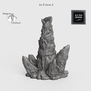 Ice Totems - 15mm 28mm 32mm Wilds of Wintertide Wargaming Terrain - Etsy