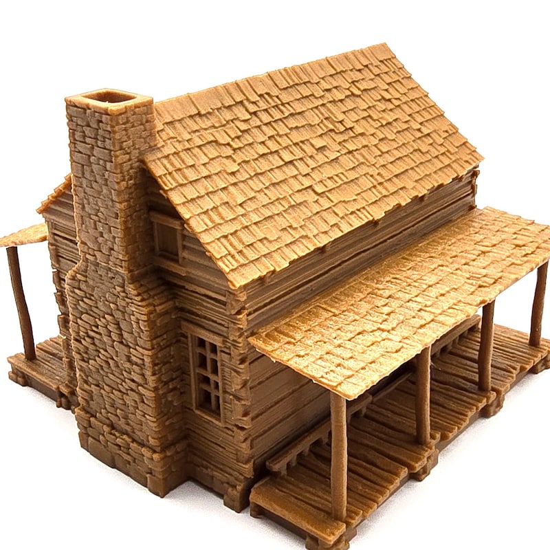 Dnd Miniature Log Cabin - Etsy