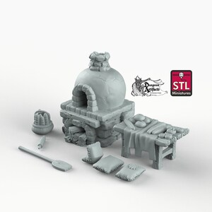 Bakery - STL Miniatures Wargaming Forgotten Realms D&D Dnd Pathfinder ...