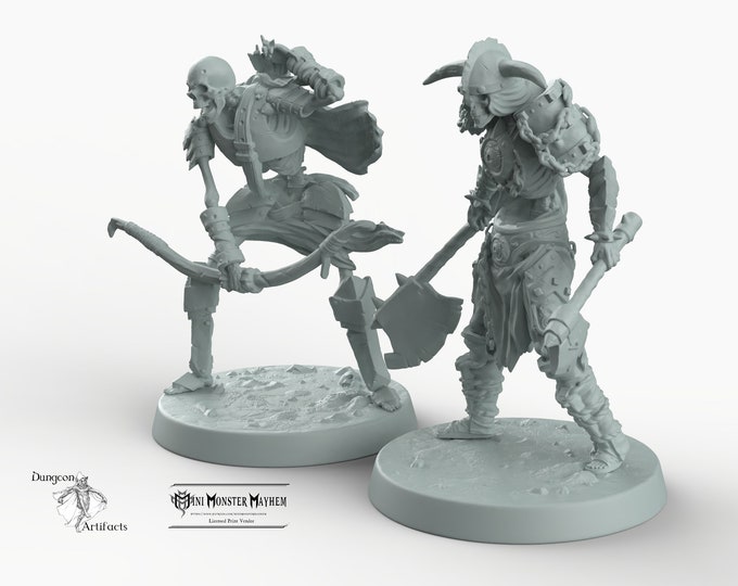 Zombie Horde Mini Monster Mayhem Wargaming Miniatures Games Undead D&D ...
