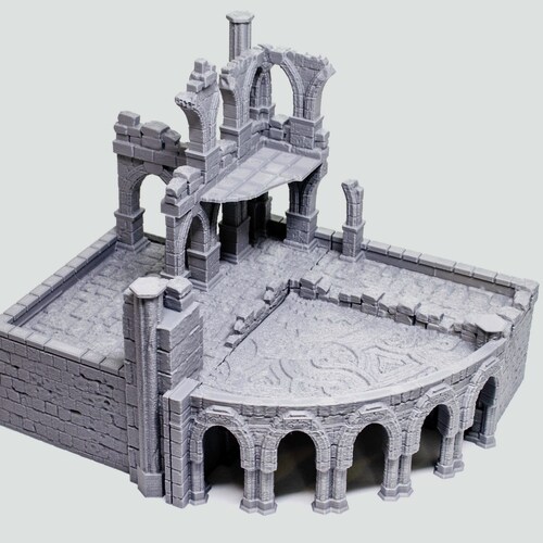 Stormguard Ruined Whitstone Keep 28mm 32mm Wargaming - Etsy