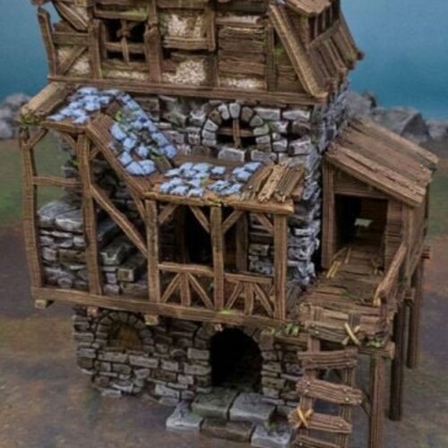 Ruined Gatehouse Entrance Gate Shadowfey Ruins 15mm 20mm - Etsy