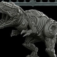 Carnotaurus Mecha Robot - Mecha Zoo - Dino and Dog Miniatures - Etsy