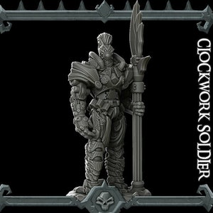 Clockwork Soldier - Wargaming Miniatures Monster Rocket Pig Games - Etsy