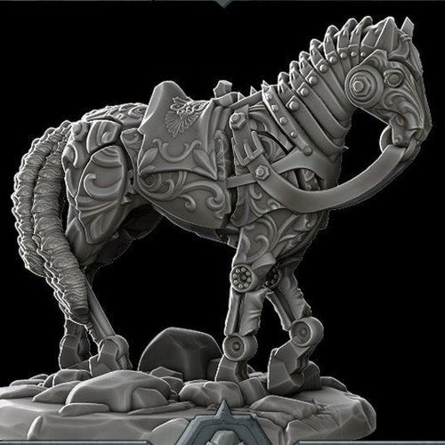 Warforged Caster Miniature for Dungeons and Dragons | Etsy